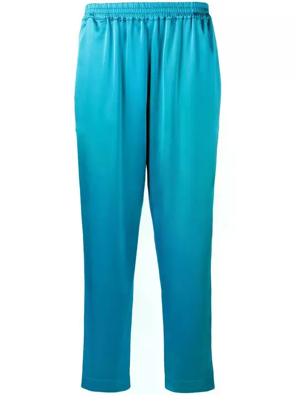 GIANLUCA CAPANNOLO Elastic Waist Trousers - Blue