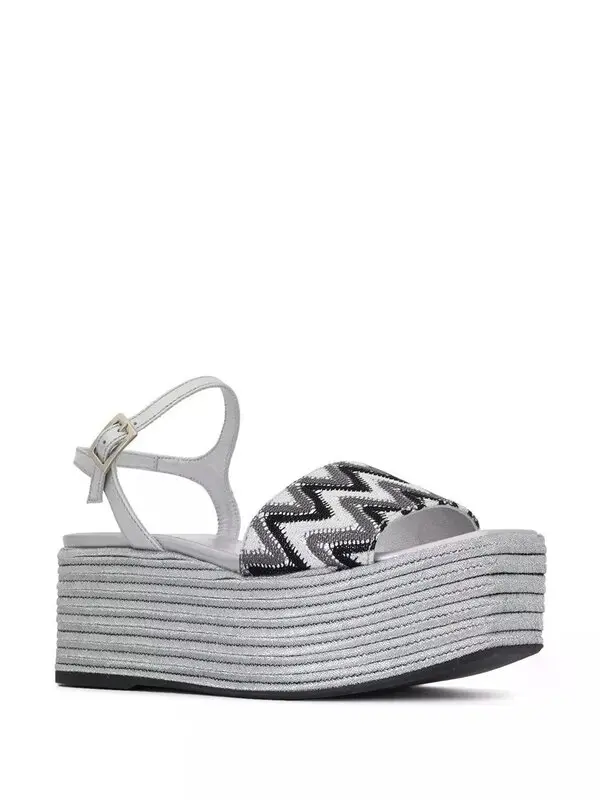 MADISON MAISON Leather Espadrille Wedges
