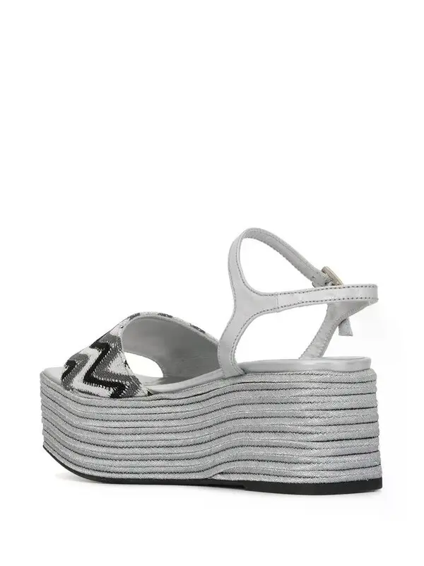 MADISON MAISON Leather Espadrille Wedges