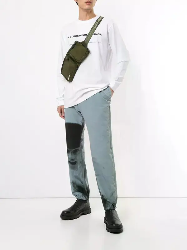 Undercover A Clockwork Orange Print Track Pants - Blue
