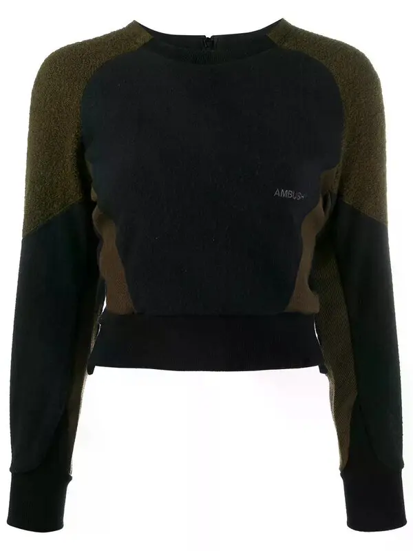 AMBUSH Fleece Panel Sweatshirt