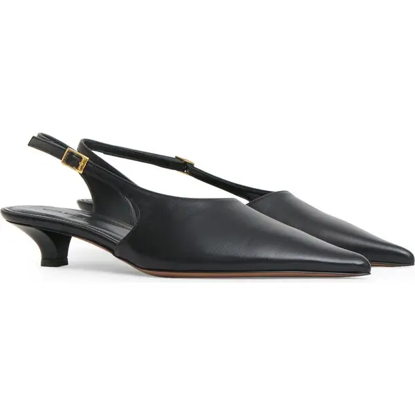 MANSUR GAVRIEL Anna Slingback Pump - Black