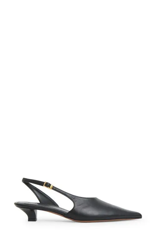 MANSUR GAVRIEL Anna Slingback Pump - Black