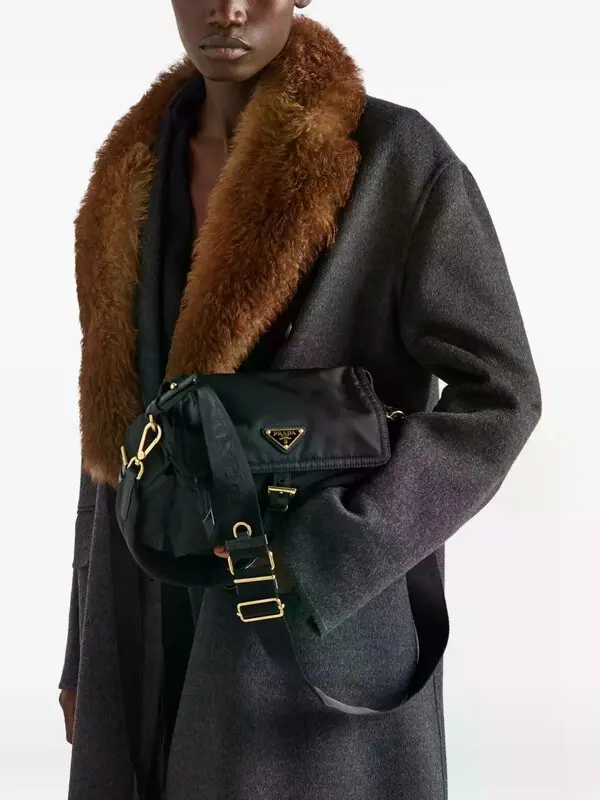 Prada Double Cashwool Double-breasted Coat - Grey