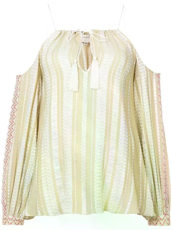 Zeus+dione Cold Shoulder Blouse