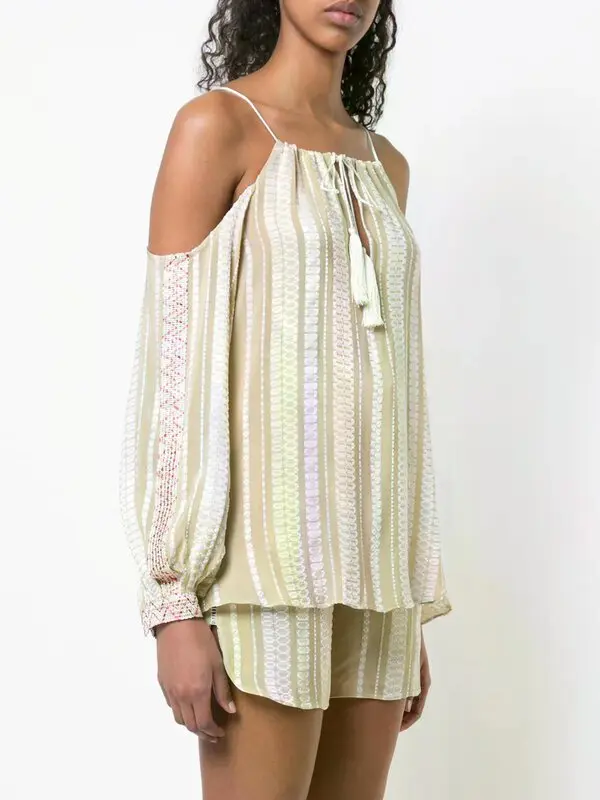 Zeus+dione Cold Shoulder Blouse