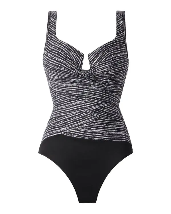 Miraclesuit Selenite Escape Layered One-piece Swimsuit
