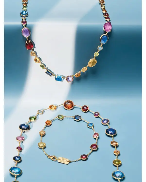 Ippolita 18k Yellow Rock Candy Gemstone Link Bracelet