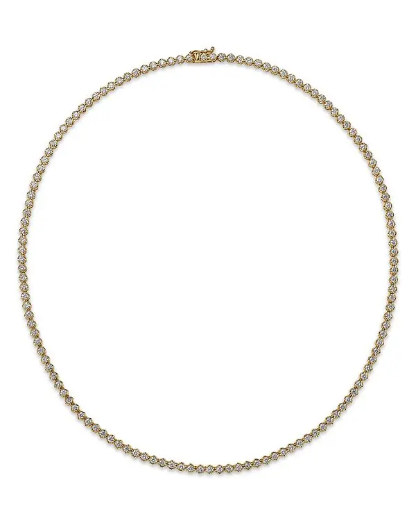 Bloomingdale'S 5.0 Tcw Certified Lab Grown Diamond Tennis Necklace - Gold