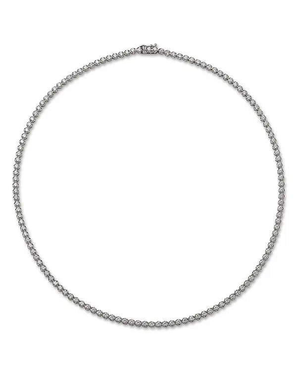 Bloomingdale'S 5.0 Tcw Certified Lab Grown Diamond Tennis Necklace - White