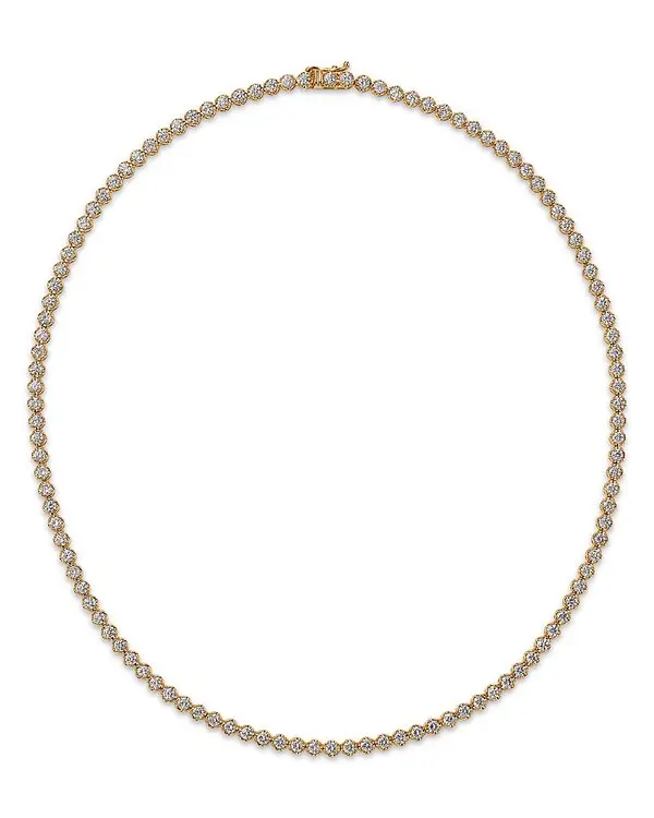 Bloomingdale'S 7.0 Tcw Certified Lab Grown Diamond Tennis Necklace In 14k - Gold