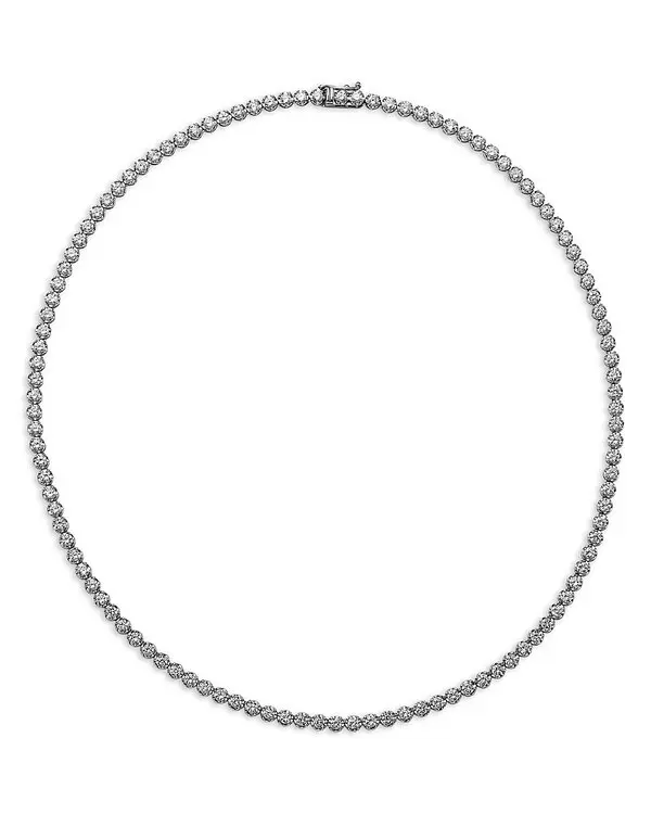 Bloomingdale'S 7.0 Tcw Certified Lab Grown Diamond Tennis Necklace In 14k Gold - White
