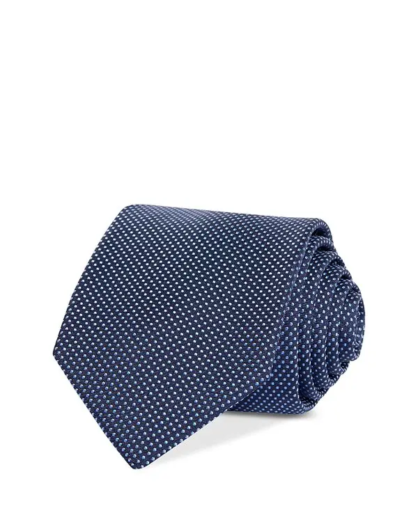 BOSS Classic Dot Neck Tie - Dark Blue