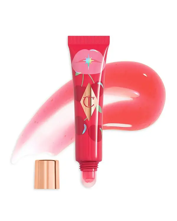 Charlotte Tilbury Unreal Lips Healthy Glow Nectar Oil 0.47 Oz - Juicylicious Cherry Glaze
