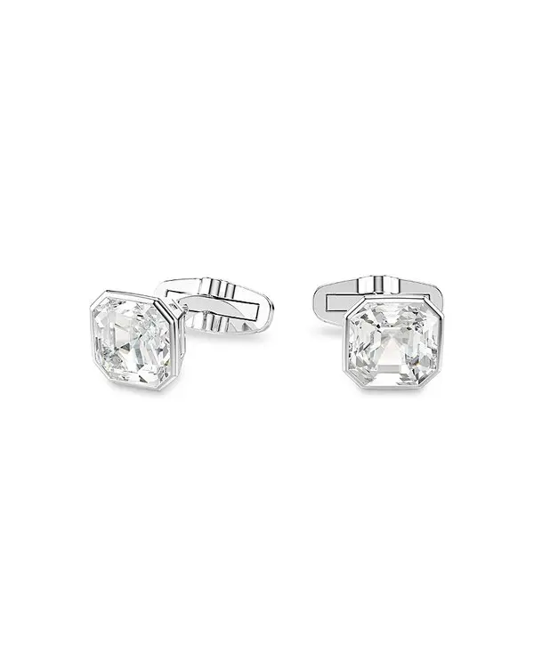 SWAROVSKI Millenia Octagon Cut Crystal Cufflinks - Silver