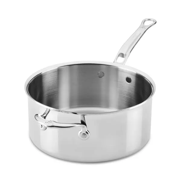 HESTAN Probond Luxe 4 Quart Professional Clad Stainless Steel Saucepan With Lid