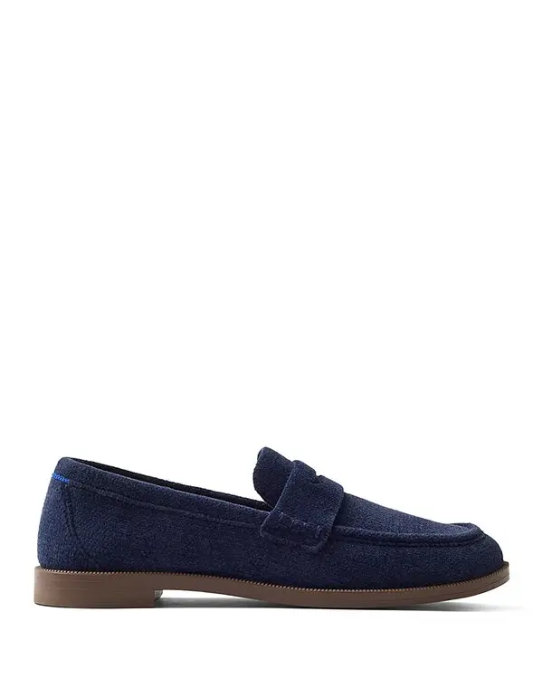 Rothy's Revelvet Penny Loafers - Navy