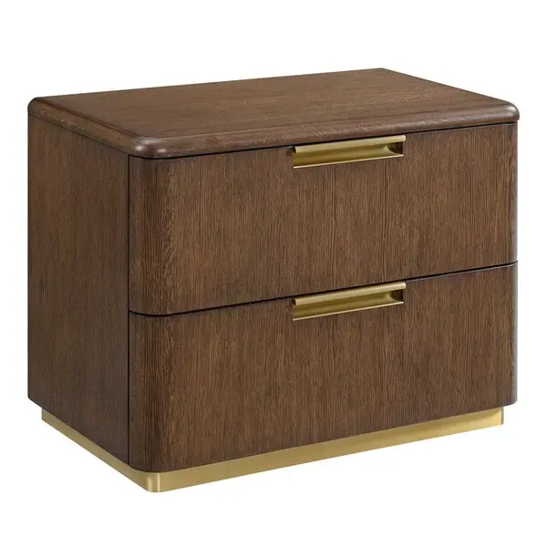 HUDSON PARK COLLECTION Soho Two Drawer Nightstand Exclusive
