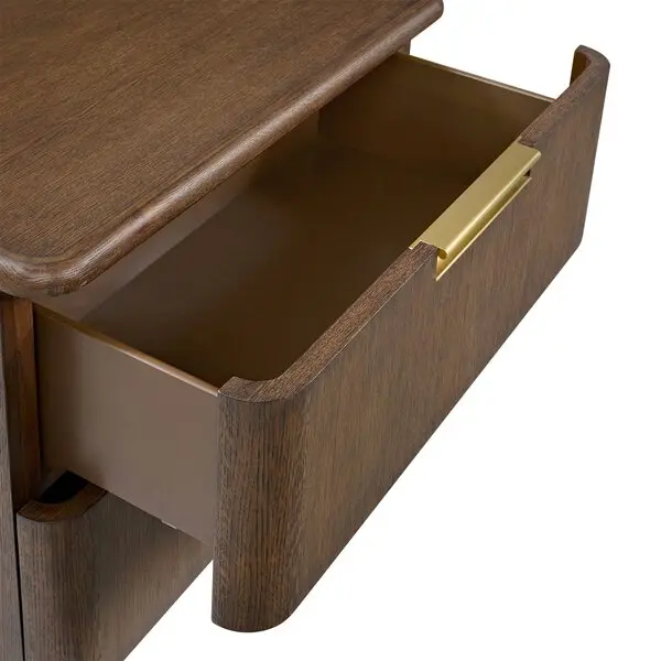 HUDSON PARK COLLECTION Soho Two Drawer Nightstand Exclusive