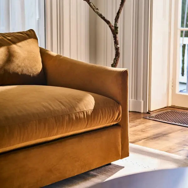 HUDSON PARK COLLECTION Astor 92' Sofa - Brown