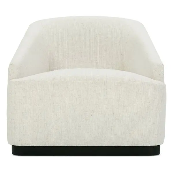HUDSON PARK COLLECTION Flatiron Swivel Chair Exclusive - White