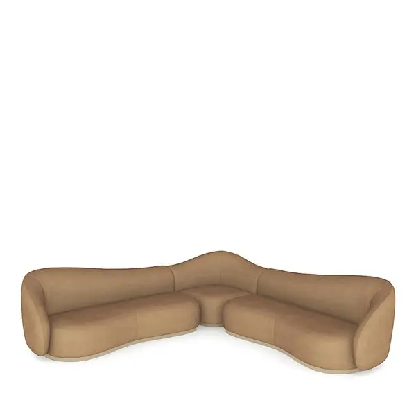 CARACOLE Kalahari 3 Piece Sectional Sofa - Camel