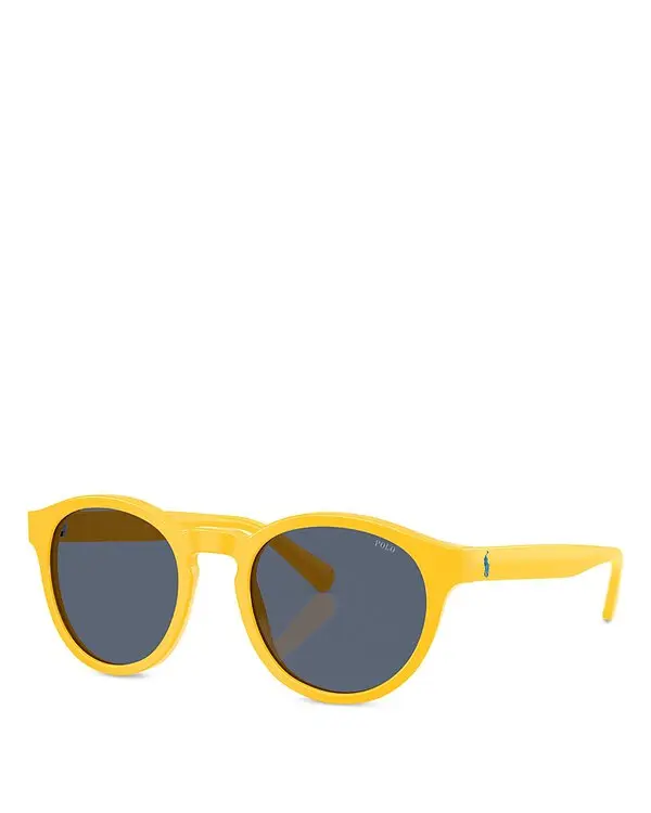 Polo Ralph Lauren Round Sunglasses - Grey Blue