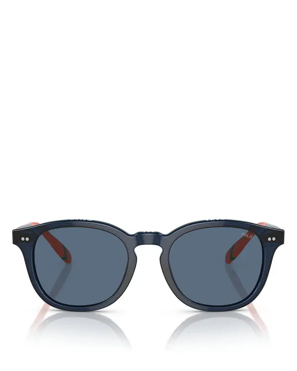Polo Ralph Lauren Round Frame Sunglasses - Dark Blue