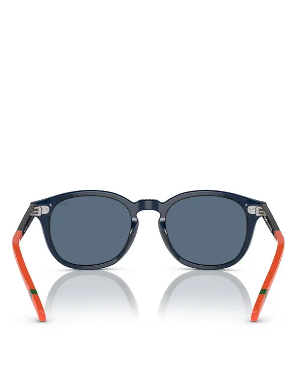 Polo Ralph Lauren Round Frame Sunglasses - Dark Blue