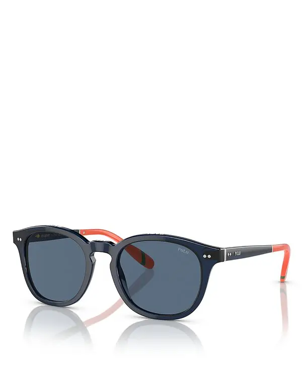 Polo Ralph Lauren Round Frame Sunglasses - Dark Blue