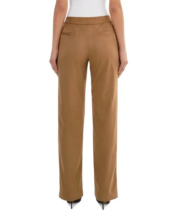 LAMARQUE High-rise Straight Leg Trousers
