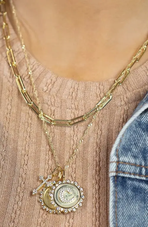 THE SIS KISS Skinny Twisty Chain Necklace