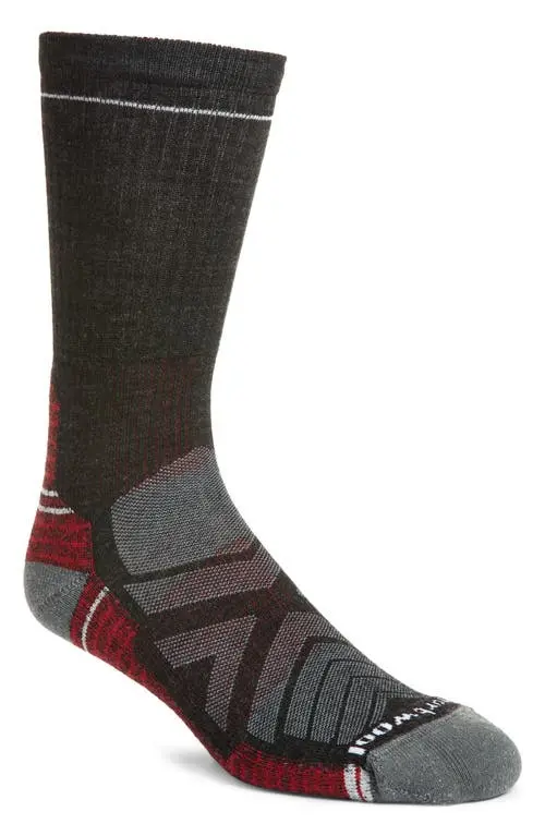 Smartwool Hike Lite Cushioned Crew Socks - Charcoal