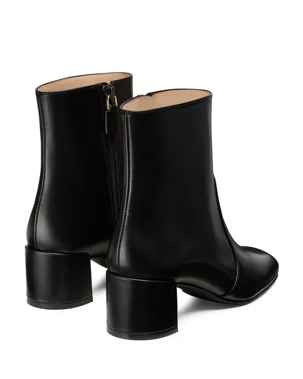 STUART WEITZMAN Maeve Zip Booties - Black