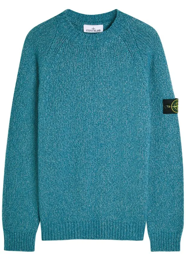Stone Island Logo Knit Jumper