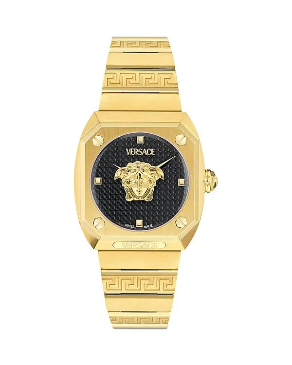 Versace Medusa Antares Watch, 35mm - Black/gold