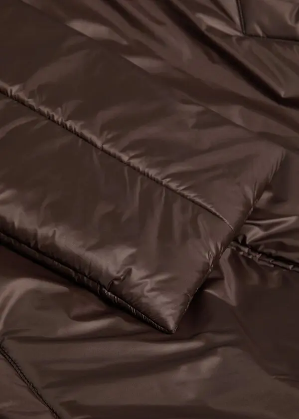 ARMARIUM Scarf-effect Padded Nylon Jacket