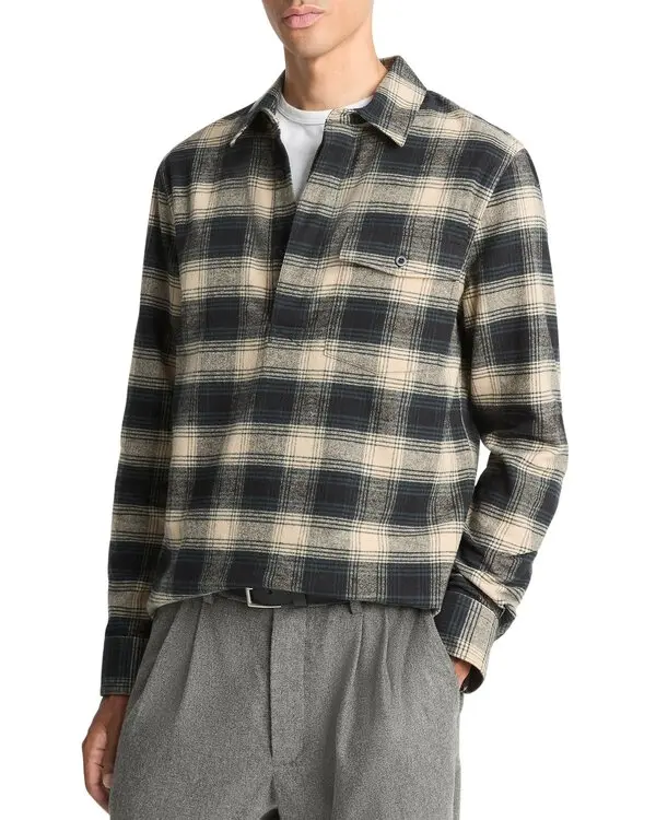 Vince Bowden Plaid Popover Shirt
