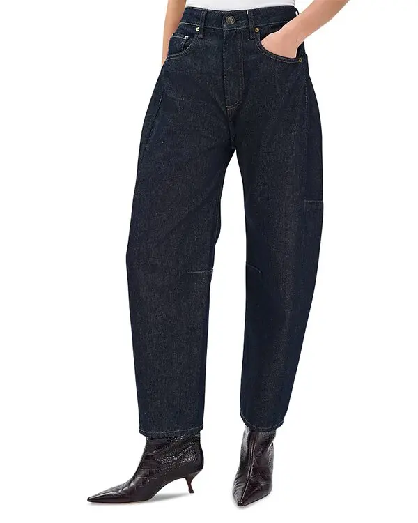 Rag & Bone Charlie High-rise Cropped Barrel Jeans - Twtri