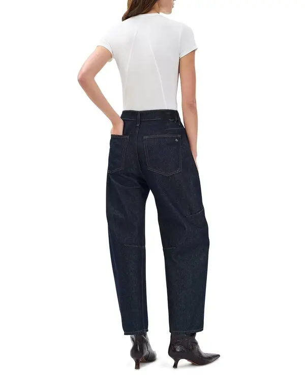 Rag & Bone Charlie High-rise Cropped Barrel Jeans - Twtri