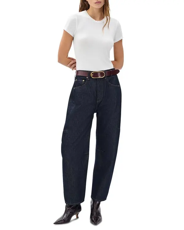 Rag & Bone Charlie High-rise Cropped Barrel Jeans - Twtri