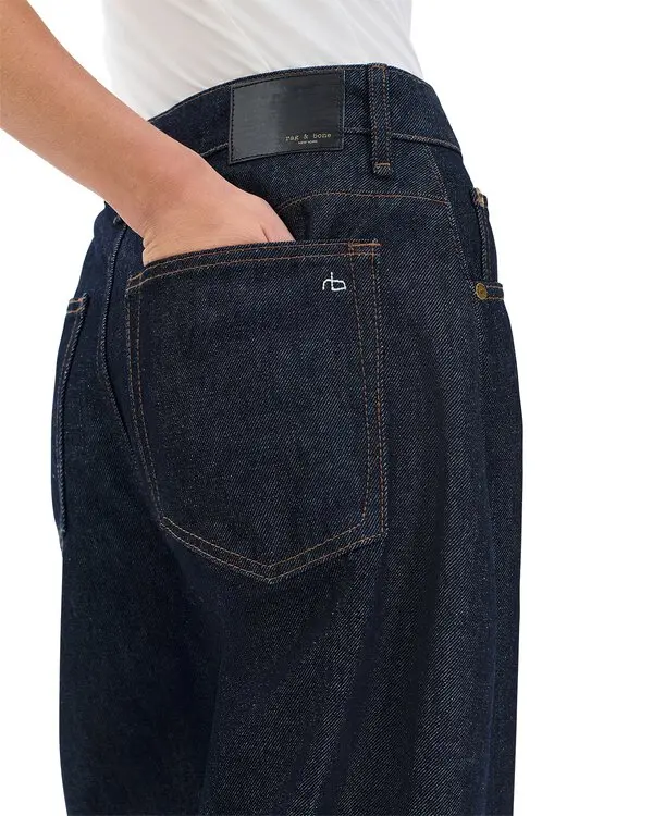 Rag & Bone Charlie High-rise Cropped Barrel Jeans - Twtri