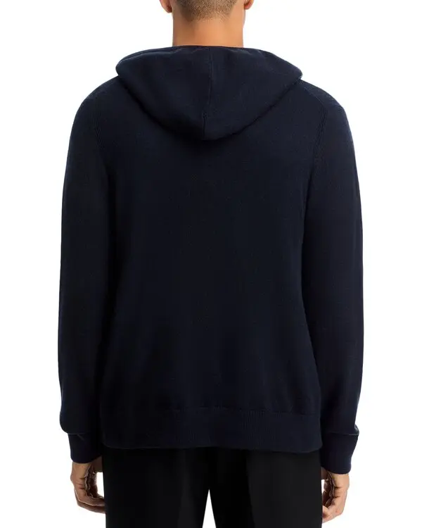 Vince Cashmere Zip-up Hoodie - Coastal/medium Gray