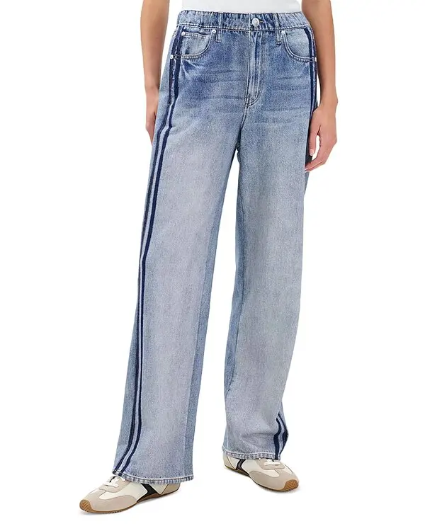 Rag & Bone Miramar Terry Wide-leg Track Pants - Coney
