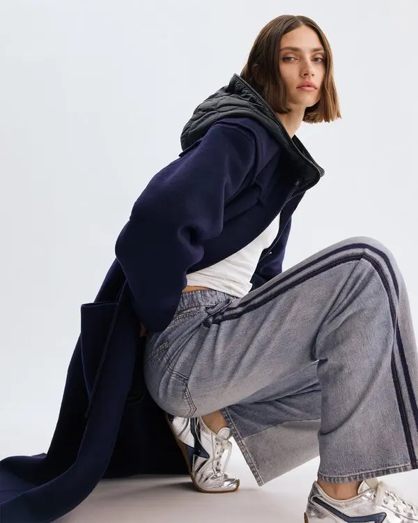 Rag & Bone Miramar Terry Wide-leg Track Pants - Coney