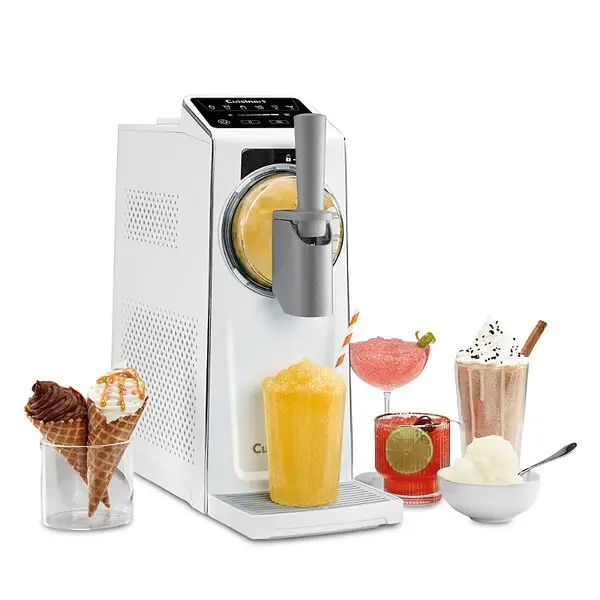 CUISINART 6 In 1 Slushy And Soft Serve Maker - White
