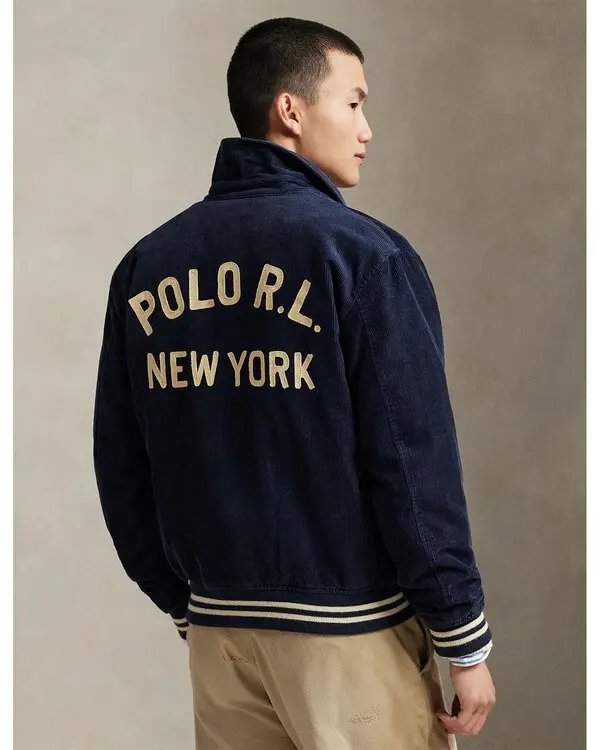 Polo Ralph Lauren Corduroy Letter Jacket