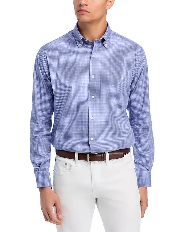 Peter Millar Stowe Crown Lite Cotton Stretch Sport Shirt - Deep Violet