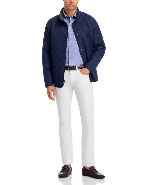 Peter Millar Stowe Crown Lite Cotton Stretch Sport Shirt - Deep Violet