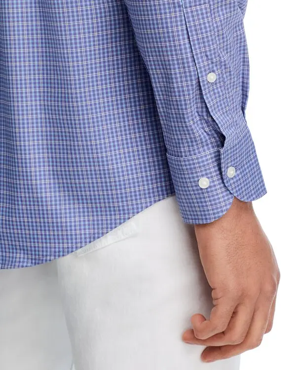 Peter Millar Stowe Crown Lite Cotton Stretch Sport Shirt - Deep Violet